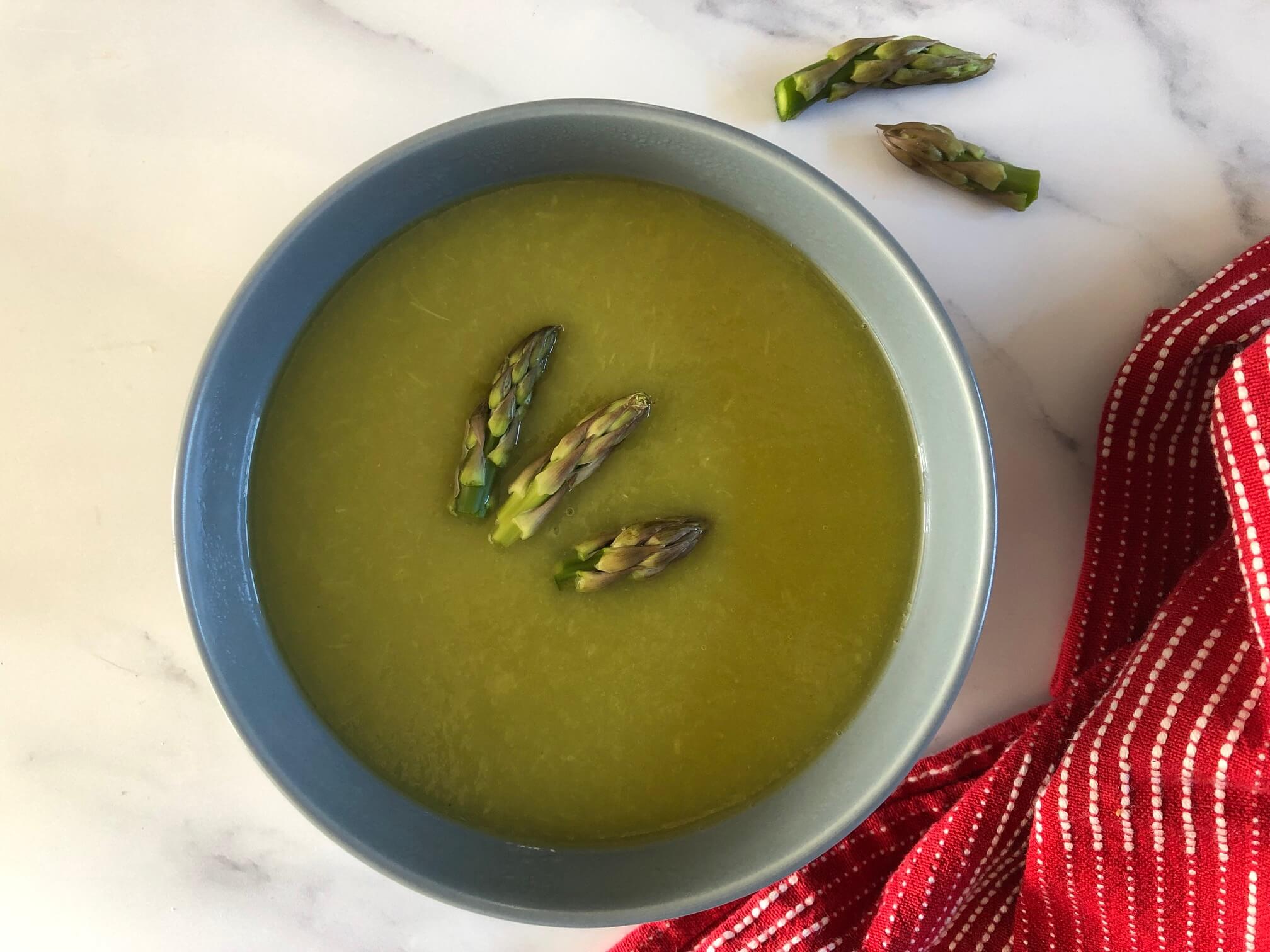Creamy Asparagus Soup | Bounty & Soul