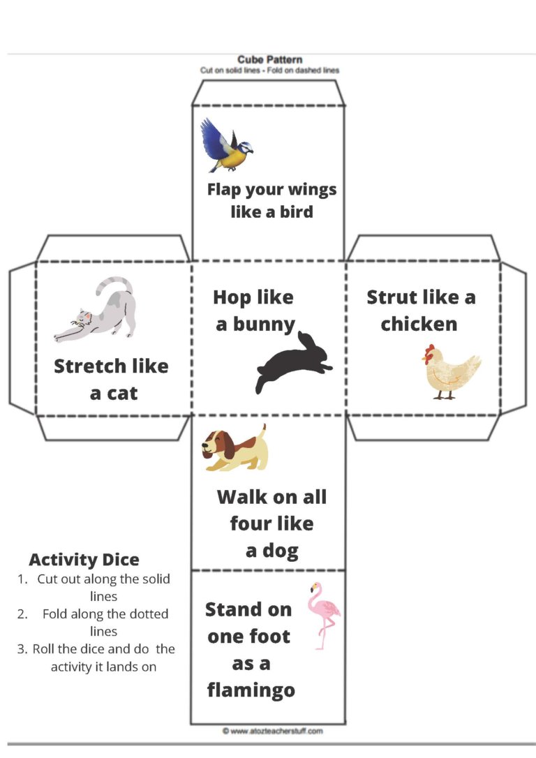 Animal Dice for Kids | Bounty & Soul