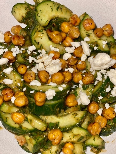 Cucumber Salad with Fresh Dill and Mint | Bounty & Soul